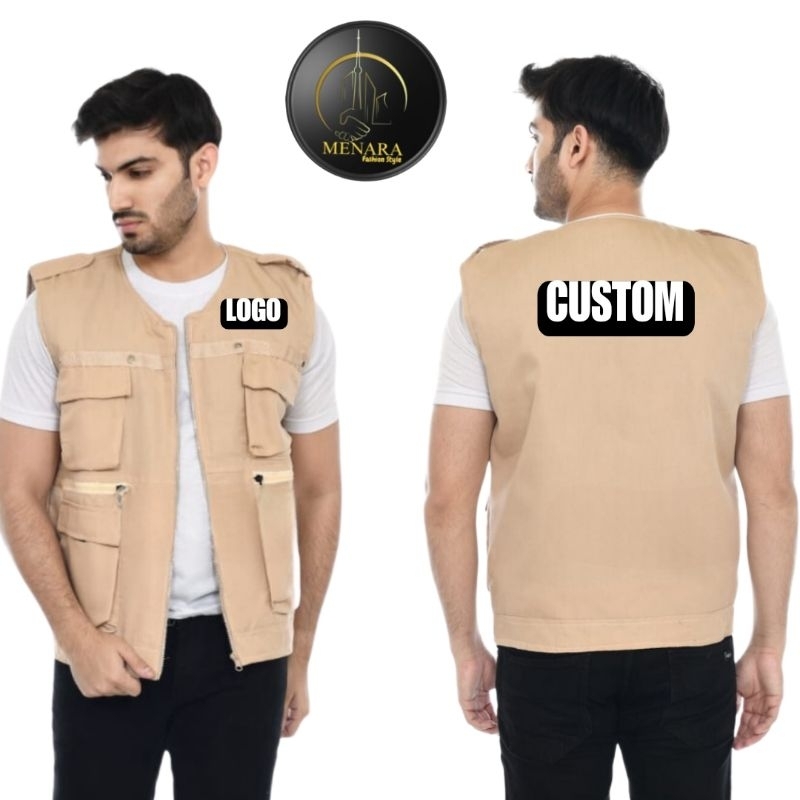 Jual ROMPI VEST CUSTOM ROMPI OUTDOOR PRIA ROMPI MOTOR ROMPI POLOS ROMPI ...