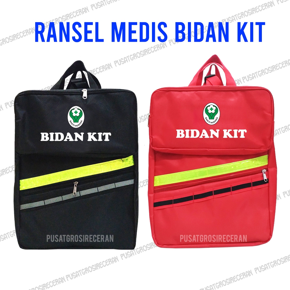 Jual Ransel Medis Bidan Kit Bag Tas Perlengkapan Medis Emergency Kit ...