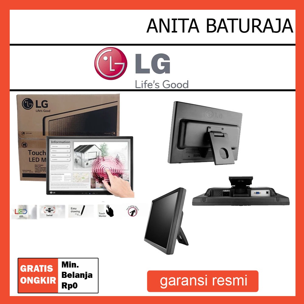 Jual Monitor LED LG 17MB15T TOUCHSCREEN 17 inch | Shopee Indonesia