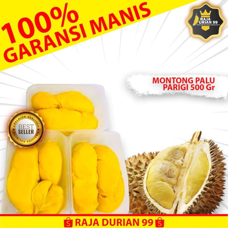 Jual DURIAN MONTONG PARIGI PALU 500GRAM KUPAS// | Shopee Indonesia
