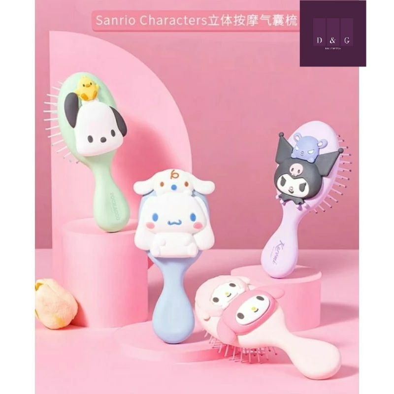 Jual MINISO X SANRIO SISIR HAIR BRUSH HAIR COMB KUROMI MELODY ...
