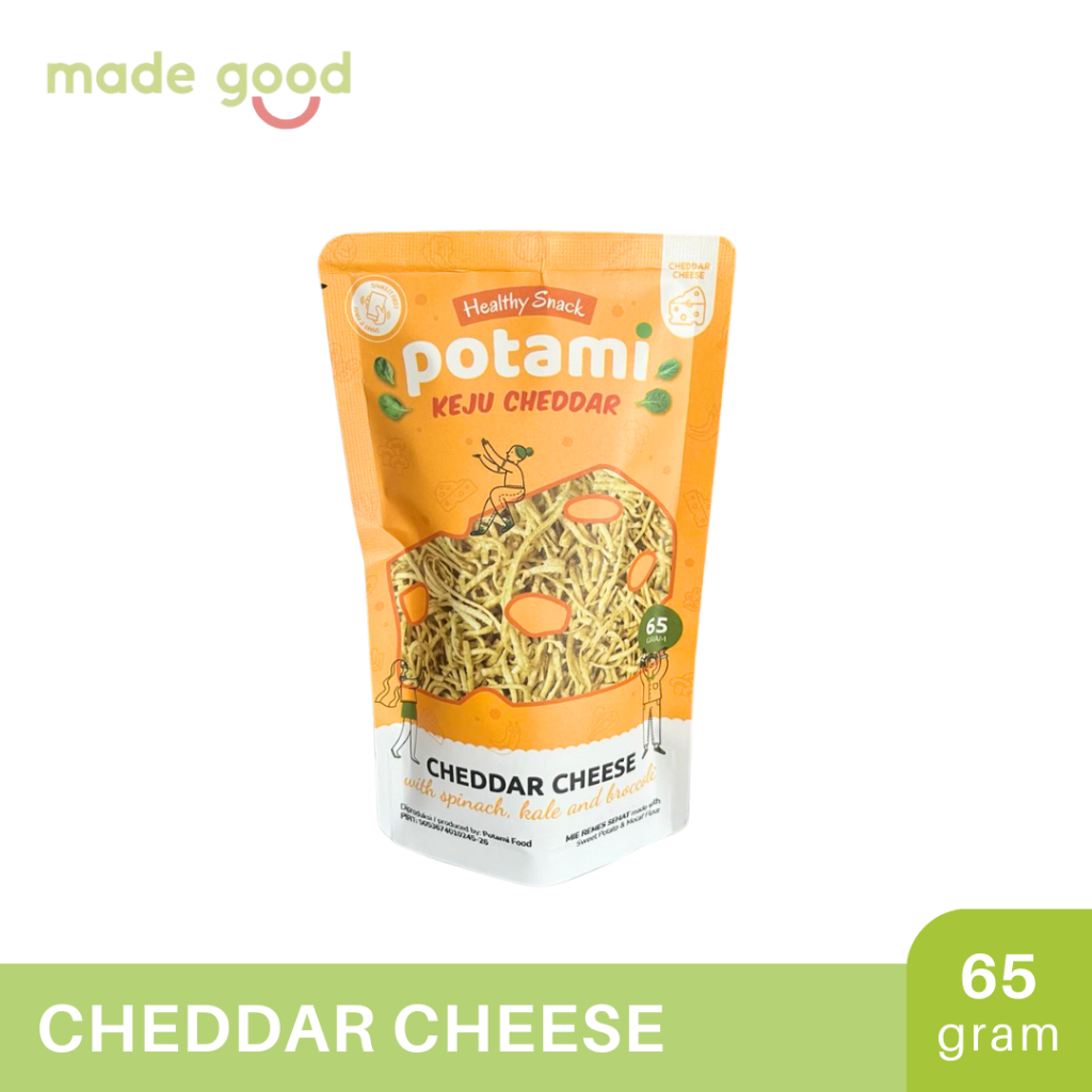 Jual Potami Healthy Snack 65gr Mie Remes Bayam Original Spicy Cheese ...