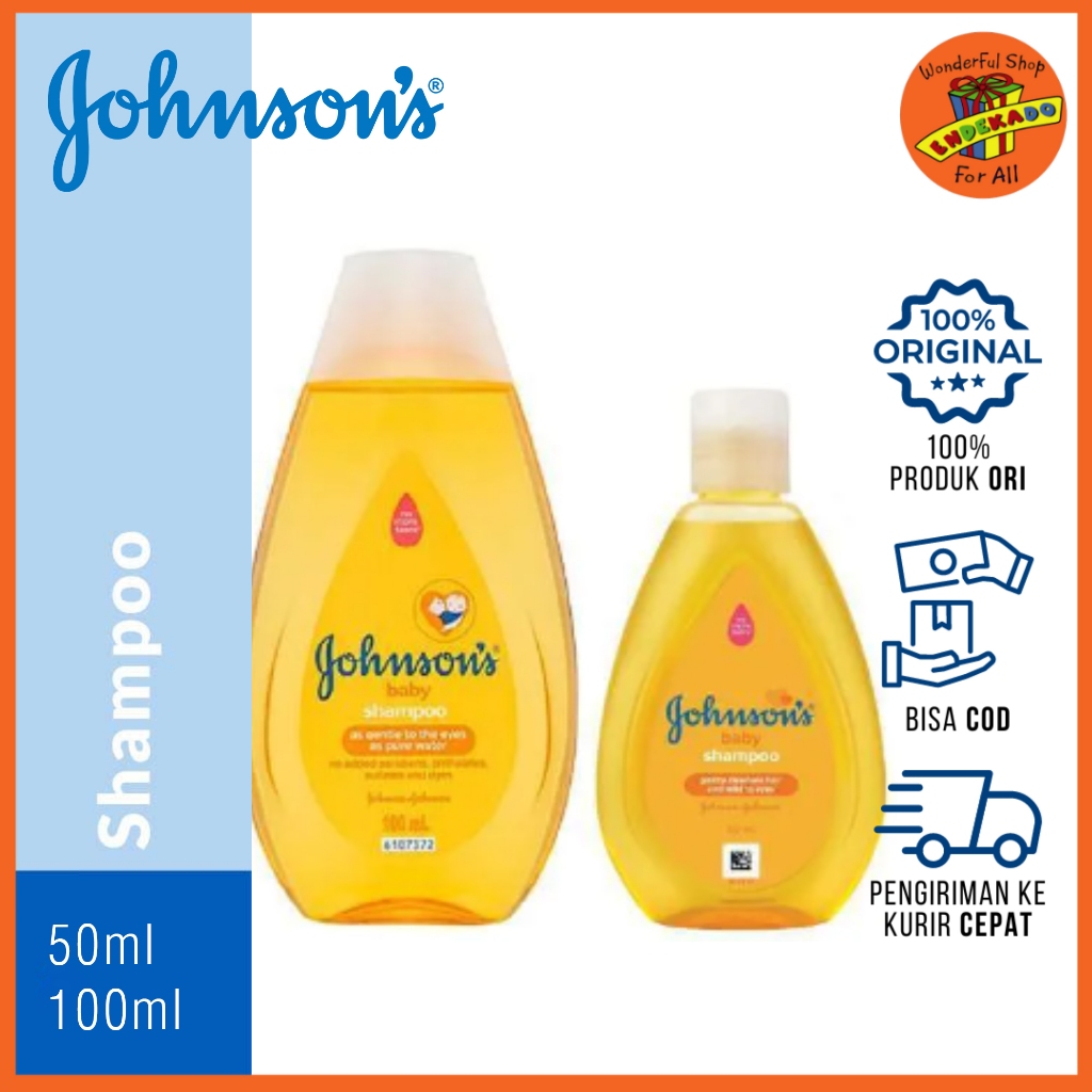 Jual JOHNSON'S BABY SHAMPOO 50ml-100ml - Shampoo Bayi | Shopee Indonesia