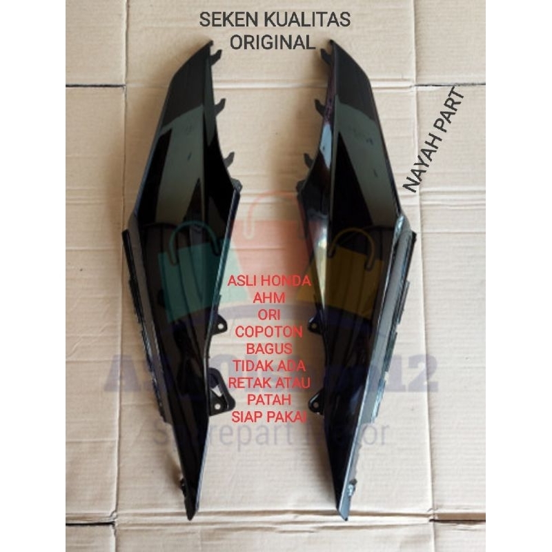 Jual 0cover body belakang set kanan kiri beat fi 2013-2014-2015 hitam ...