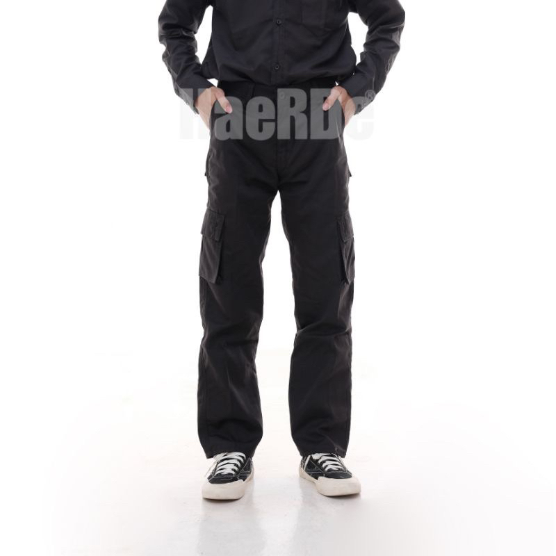 Jual Celana Cargo Reguler Pria Cargo Gombrong Standar Jumbo Celana Long Pants Cargo Baggy Pants ...