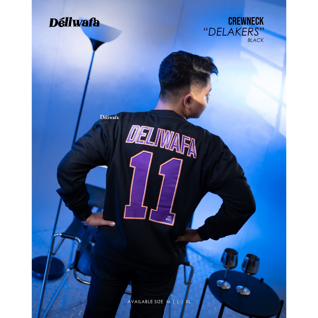 Jual Deliwafa Crewneck Sweatshirt - Delakers | Shopee Indonesia