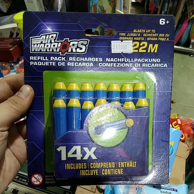 Jual mainan Sendy toys peluru busa air warrior 14pcs | Shopee Indonesia