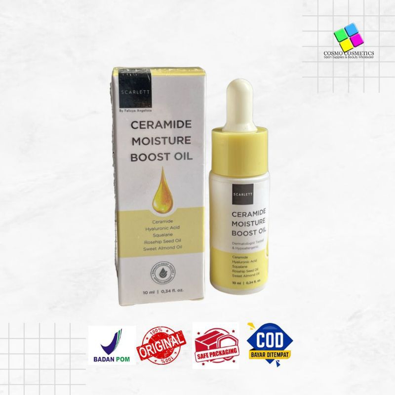 Jual SCARLETT MOISTURE BOOST OIL - CERAMIDE BOOST OIL | Shopee Indonesia