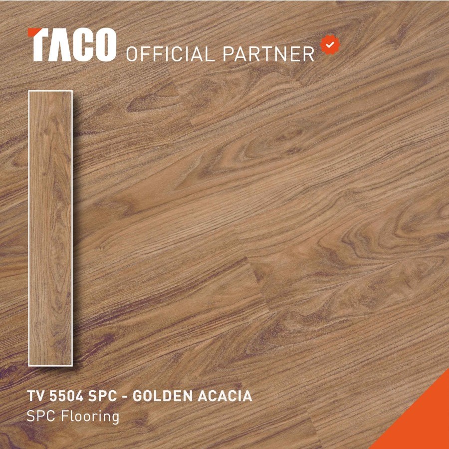Jual Taco Vinyl Lantai / Vinyl Lantai Motif Golden Acacia TV5504 SPC ...