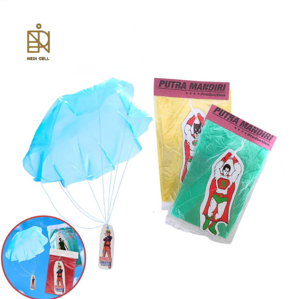 Jual Mainan Parasut Terjun Payung Plastik Jumbo / Mainan Jadul Plastik ...