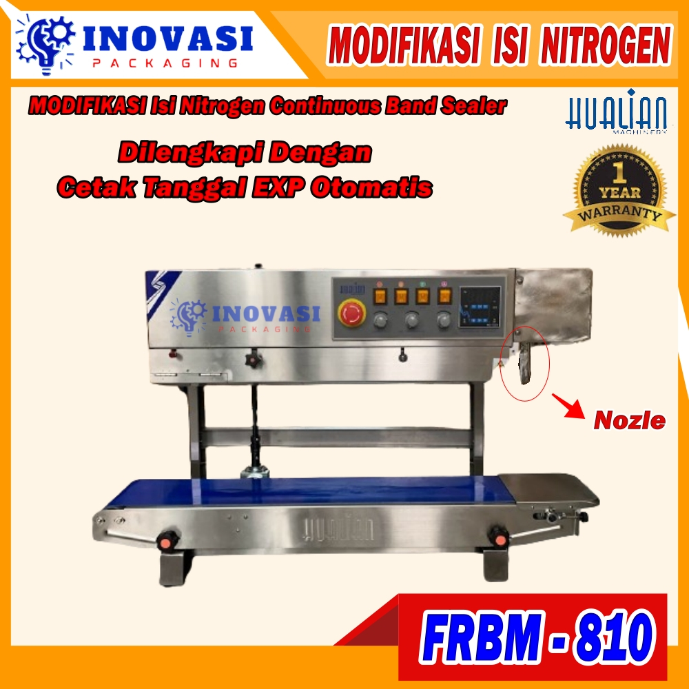 Jual MODIFIKASI Mesin Continuous Sealer Isi Nitrogen Kemasan Snack ...