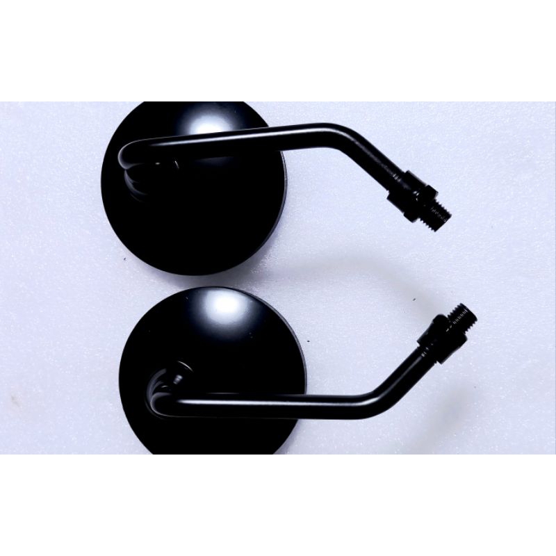 Jual spion bulat batang pendek/spion retro hitam motor honda universal ...