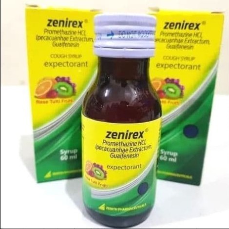 Jual Zenirex Cough Syrup Expectorant 60 ml | Shopee Indonesia