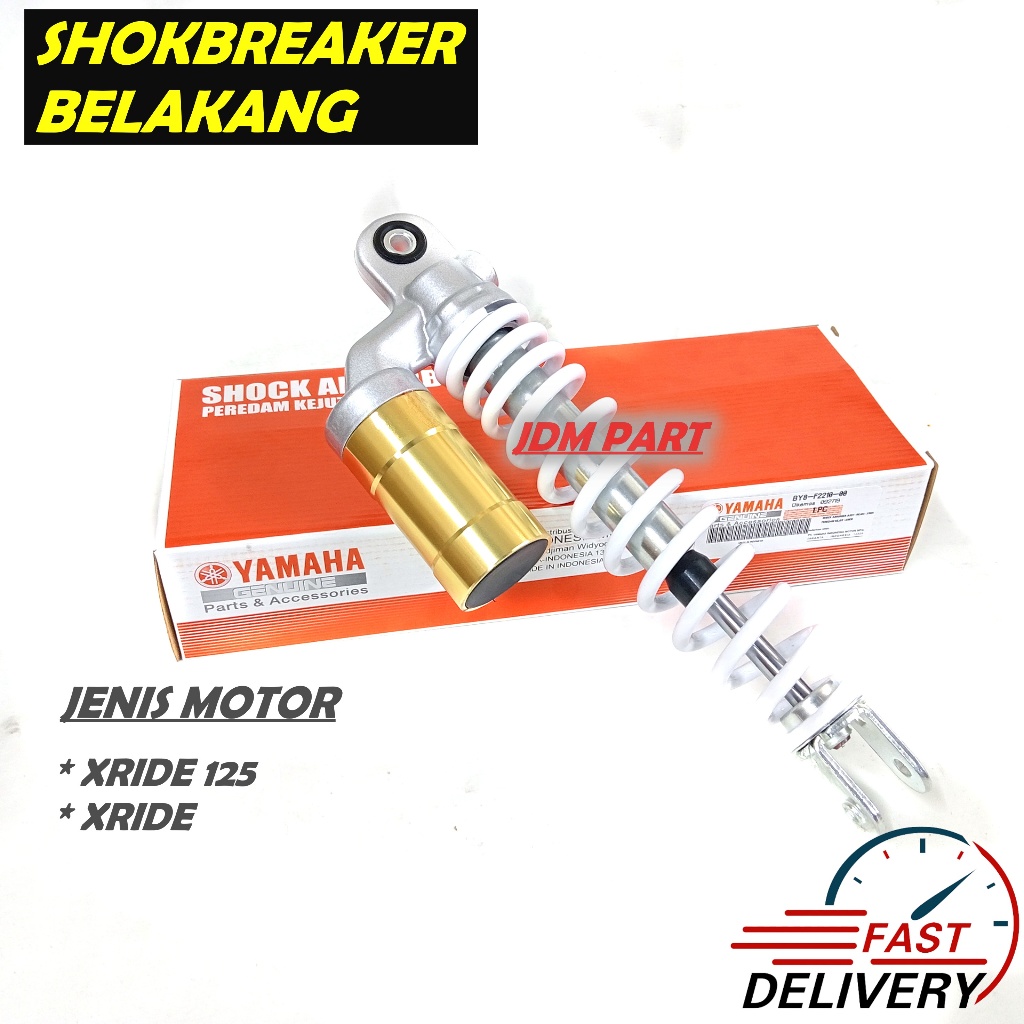 Jual SHOCKBREAKER BELAKANG TABUNG YAMAHA XRIDE 125 / 115 NEW / old SHOK BELAKANG / SHOCK BREAKER ...