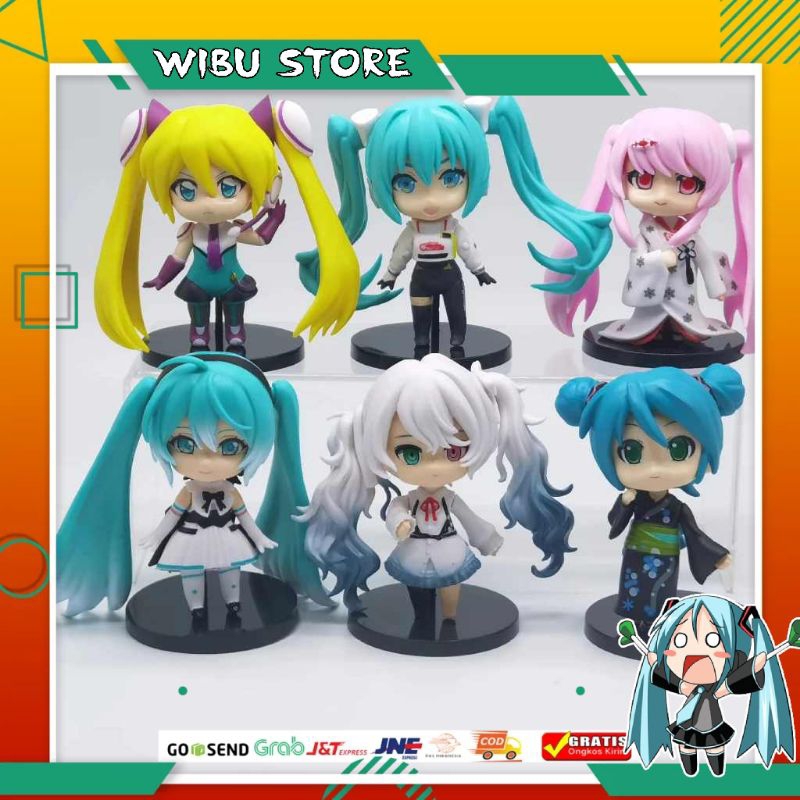 Jual Action Figure Hatsune Miku Chibi Kawaii lucu | Shopee Indonesia