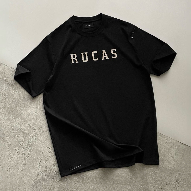 Jual RUCAS “The Initial” Hand Stitch Black Tee | Shopee Indonesia