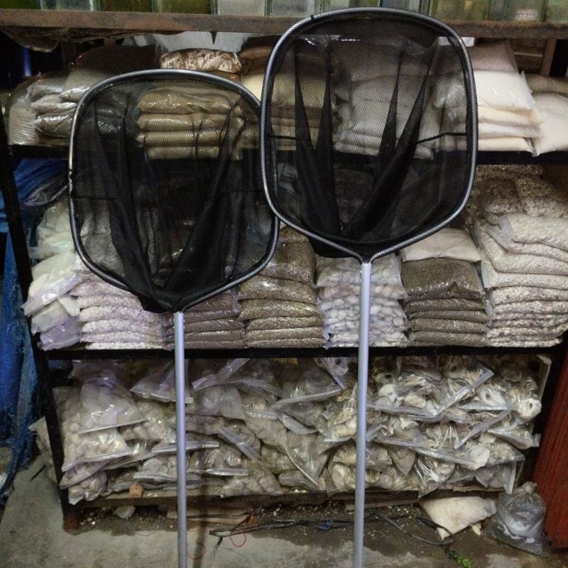 Jual Serokan Jaring Ikan Besar Sangat Kuat & Bahan Bagus Gagang ...