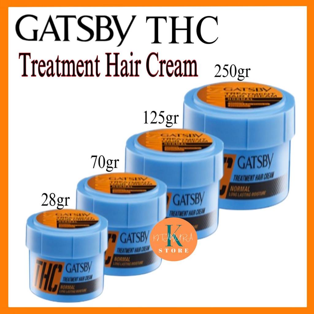 Jual MINYAK RAMBUT PRIA GATSBY THC NORMAL TREATMENT HAIR CREAM BIRU ...