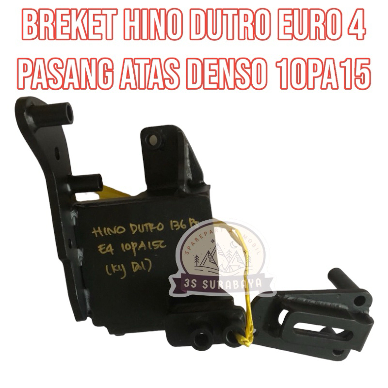 Jual Breket Kompresor Hino Dutro Euro 4 Pasang atas 10pa15 Denso 136PS ...