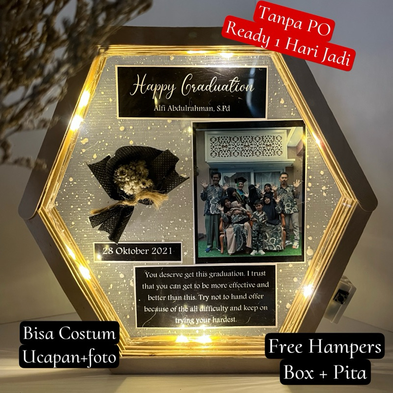 Jual Ready, Proses 1 hari jadi !! Flowers In Frame Termurah !! Kado anniversary / Kado ulang ...