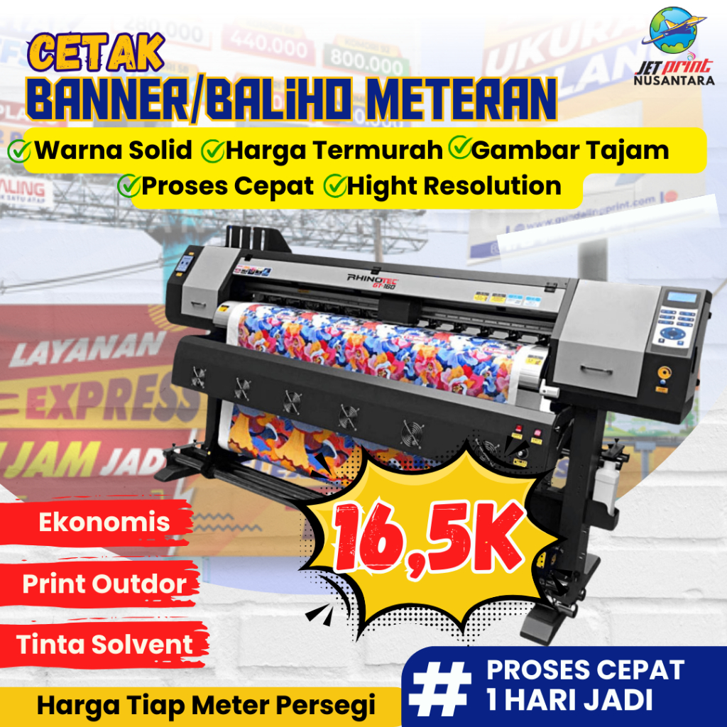 Jual Digital Printing Cetak Banner/ Baliho / Backdrop murah Ponorogo - SEHARI JADI | Shopee ...