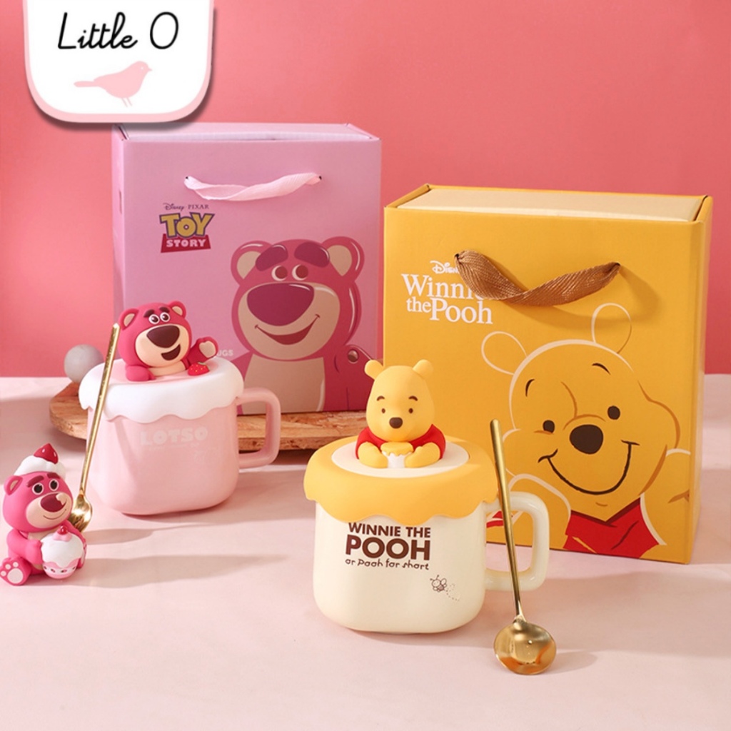 Jual SET GIFT BOX DISNEY TOY STORY CUP WITH LID MUG GELAS CERAMIC ...
