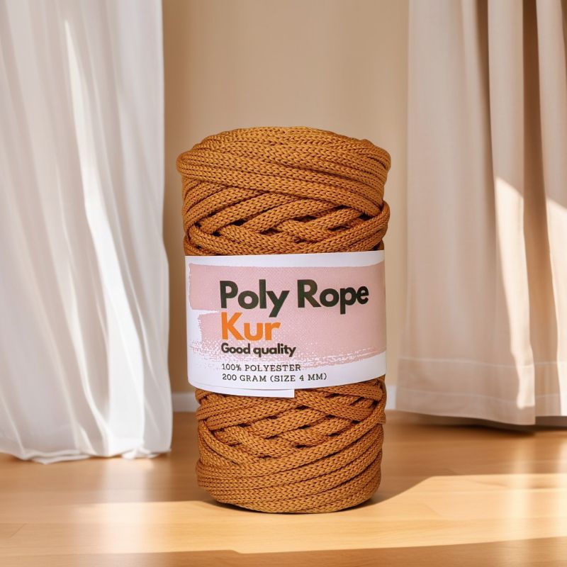 Jual BENANG RAJUT POLY ROPE / TALI KUR 4 MM 200 gram | Shopee Indonesia