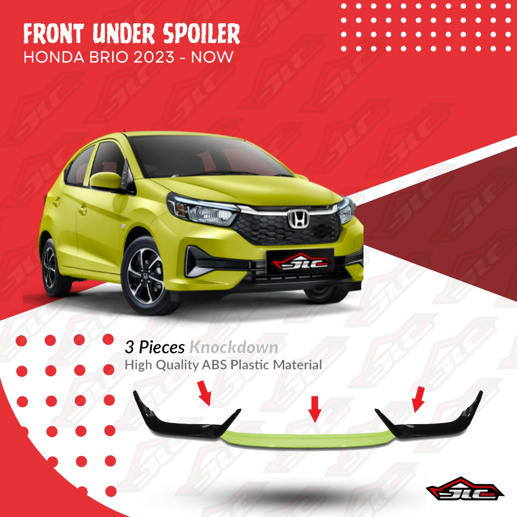 Jual BODY KIT - FRONT UNDER SPOILER BUMPER DEPAN HONDA BRIO 2023 - NOW | Shopee Indonesia