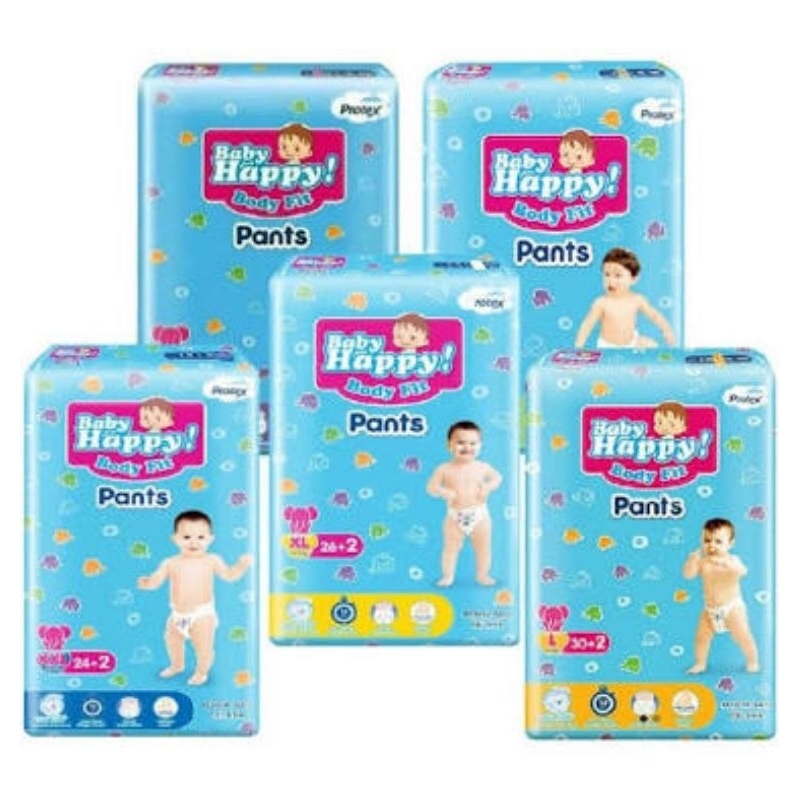 Jual BABY HAPPY PANTS L20/L28/M20/M32/XL20/XL26/XXL24 | Shopee Indonesia