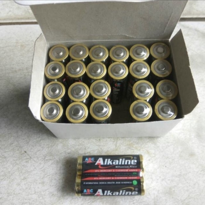 Jual 2pcs Baterai ABC Alkaline AA / Batre jam dinding A2 Isi 2 Pcs ...