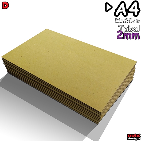 Jual Yellow Board / Karton Board A4 Packing photocard - Perpack isi 5 ...