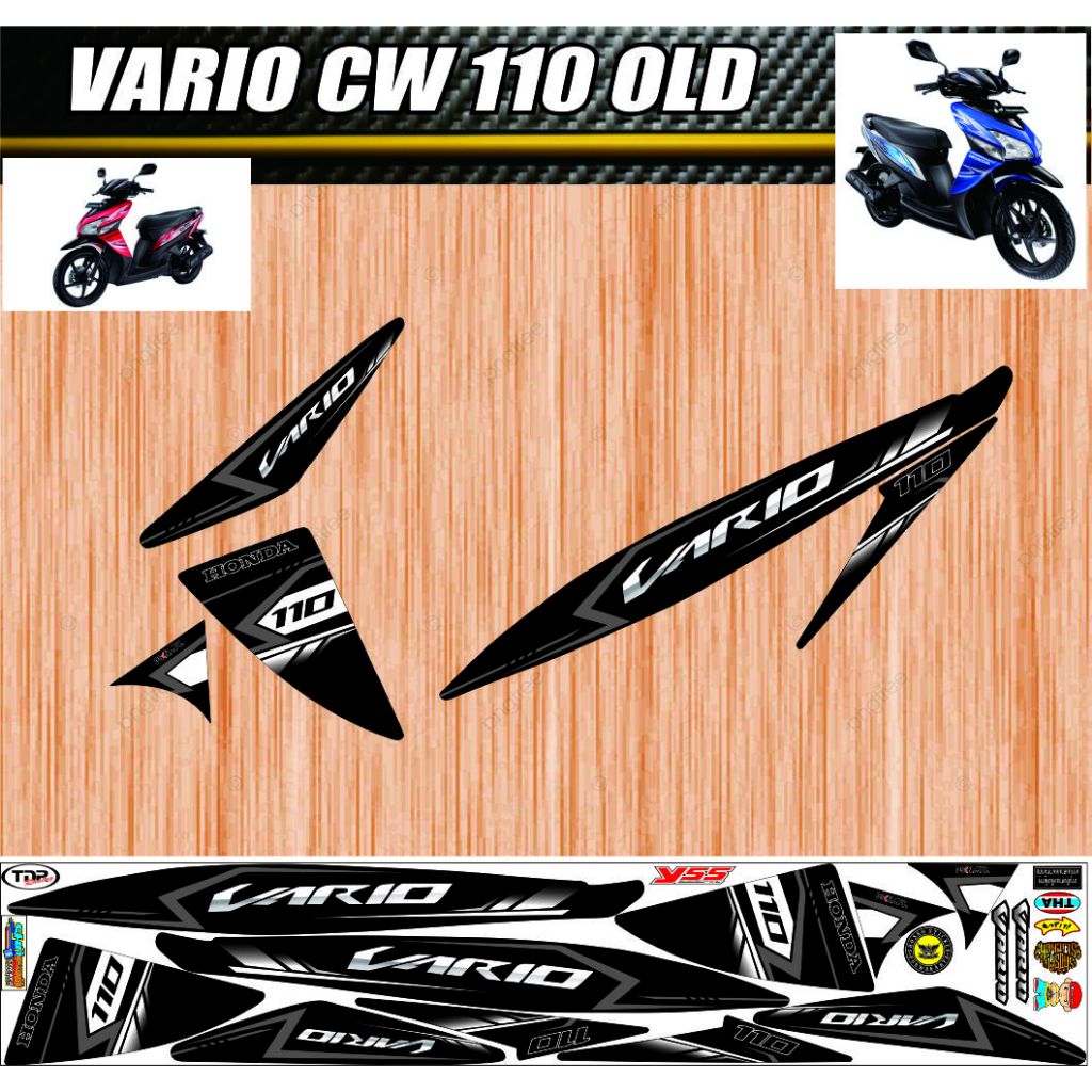 Jual STICKER STRIPING MOTOR VARIASI VARIO 110 CW-VARIO KARBU VARIASI ...