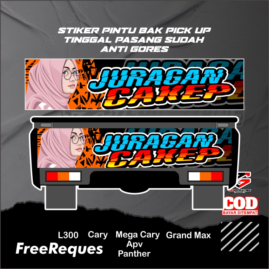 Jual STIKER BAK BELAKANG MOBIL GRANMAX PICK UP DECAL STIKER BAK CARRY ... Jual STIKER BAK BELAKANG MOBIL GRANMAX PICK UP DECAL STIKER BAK CARRY ...
