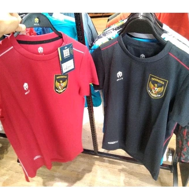 Jual MILLS Baju Anak Kaos Timnas Indonesia Shirt SV Kids 24100 Red ...