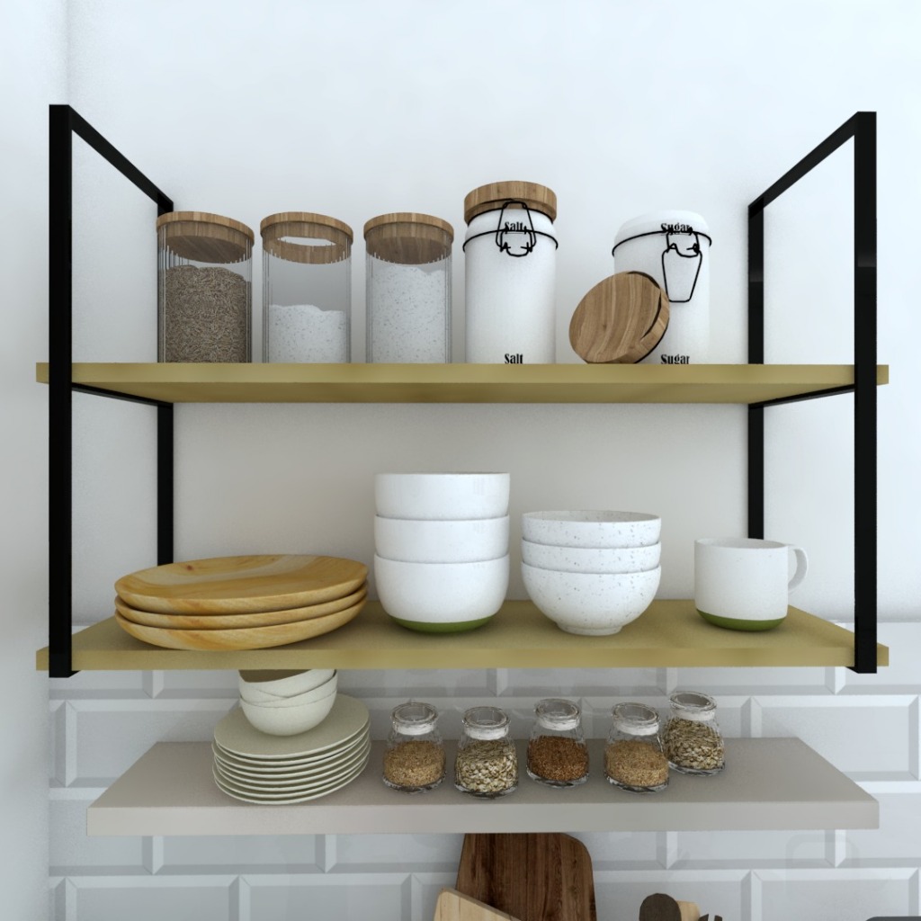 Jual Rak Dapur Rak Bumbu Kitchen Set Rak Hiasan Dinding Minimalis ...
