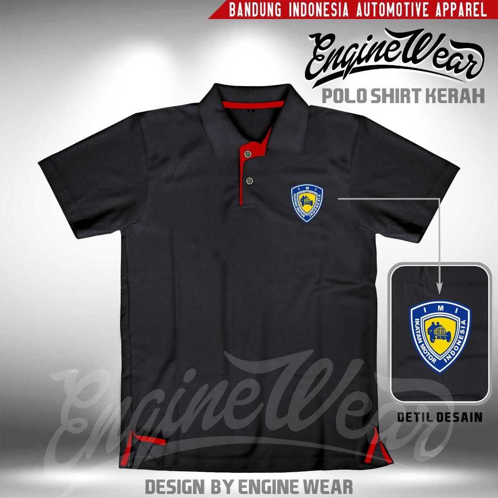 Jual polo shirt imi Kaos polo ikatan motor indonesia Tshirt jeep Baju Offroad JK rubicon CJ7 ...