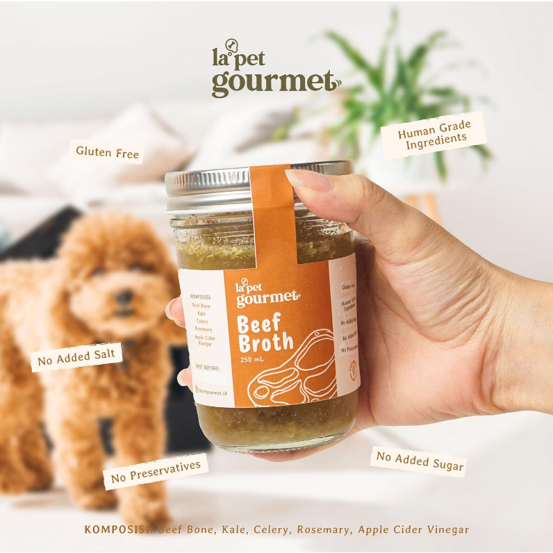 Jual LAPET healthy petfood beef broth 250gr | kaldu sapi untuk anjing ...