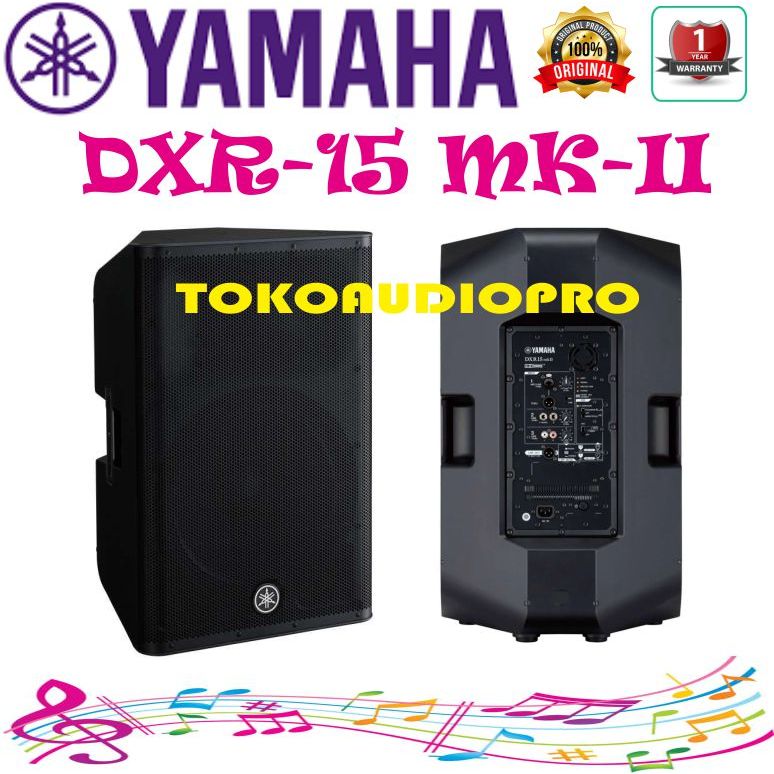 Jual Yamaha DXR15 mkII 1100W 15 inch Powered Speaker Aktif DXR-15 Mk2 ...