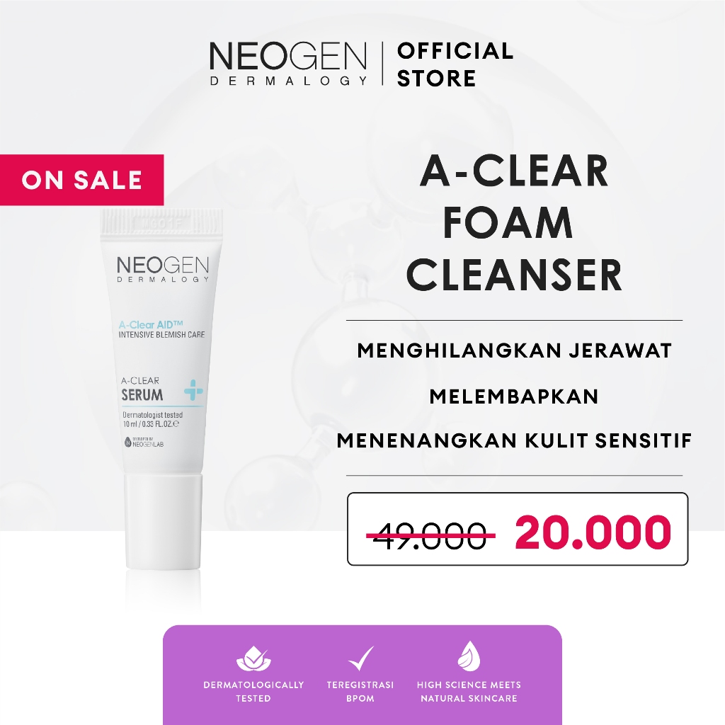 Jual NEOGEN DERMALOGY A-Clear Kit Serum 10ml | Shopee Indonesia