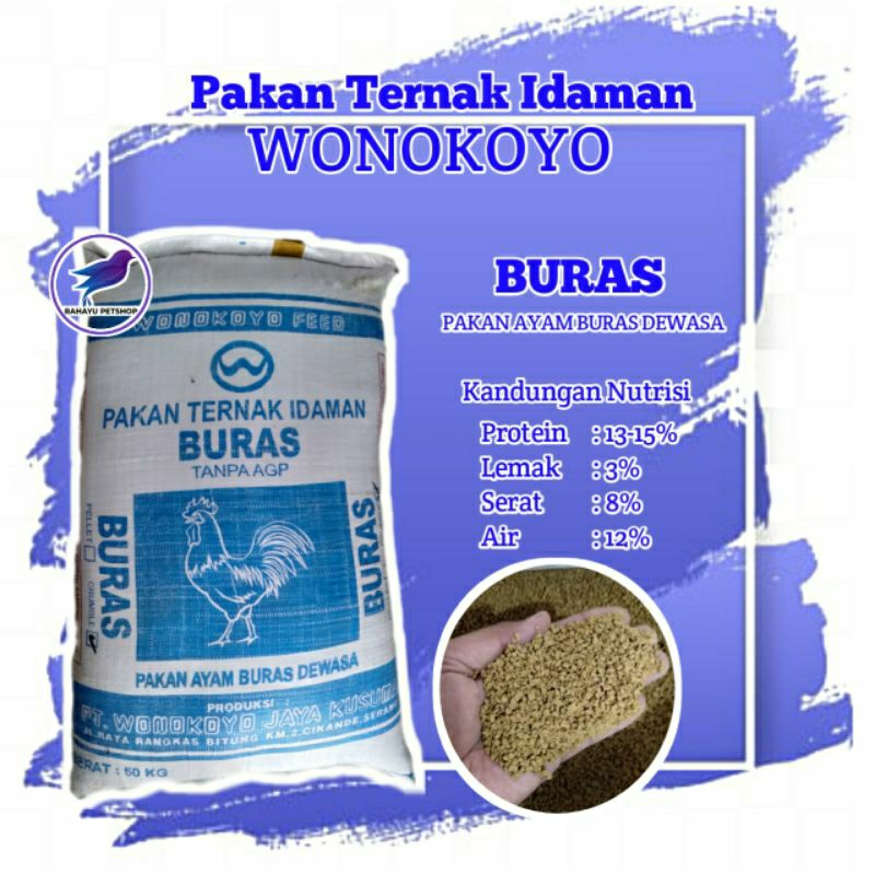 Jual Pakan Pur Ayam buras wonokoyo | Shopee Indonesia