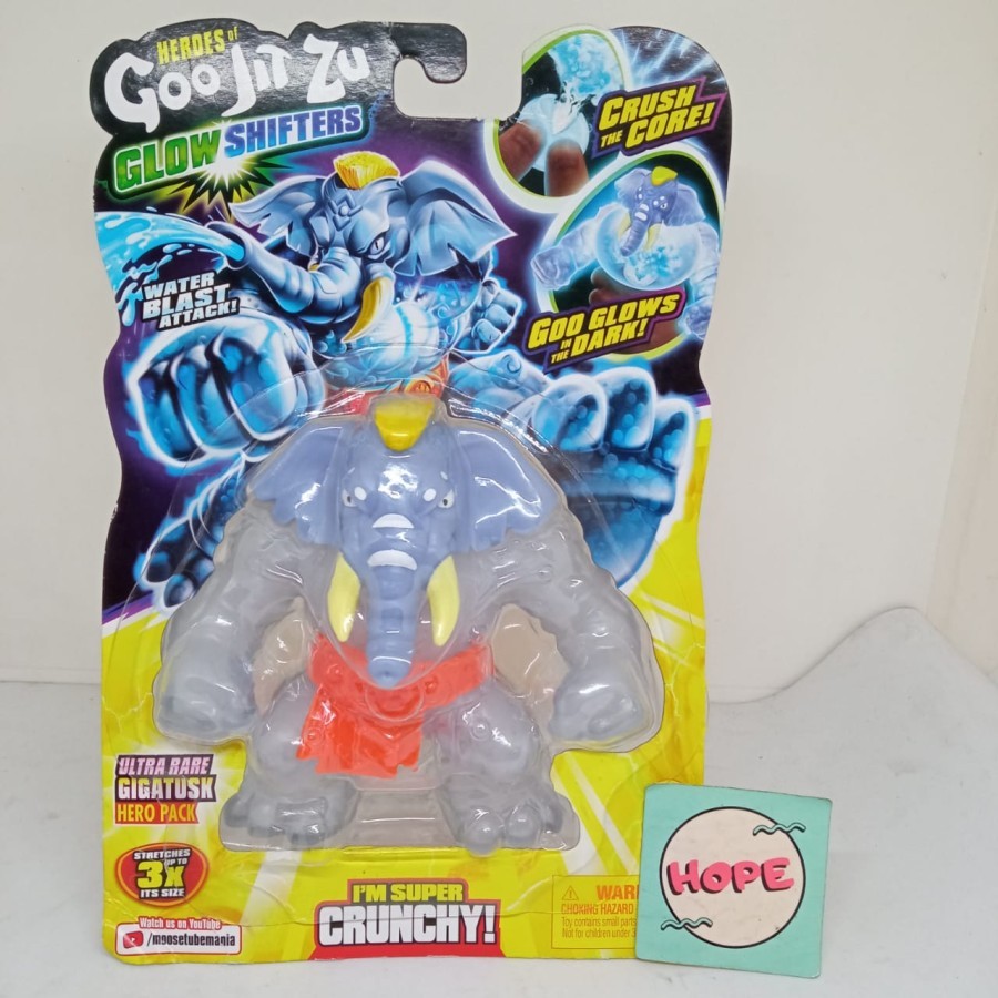 Jual Heroes of Goo Jit Zu Glow Shifters Water Blast Ultra Rare Gigatusk | Shopee Indonesia