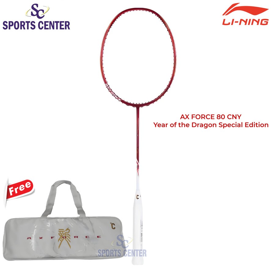 Jual Limited Raket Badminton Lining AX Force 80 CNY Dragon Chen Long ...