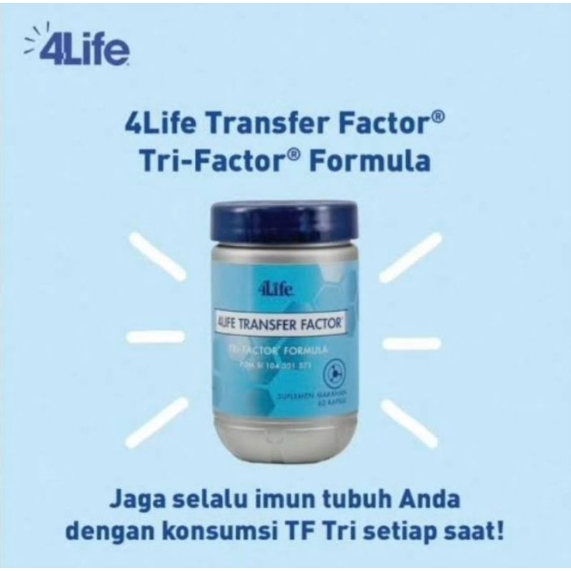 Jual 4Life Transfer Factor PLUS / TRI Factor Formula Asli Original ...