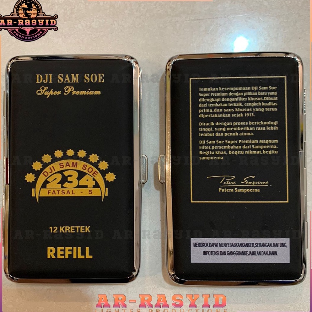 Jual Harga Murah Tempat Kotak Rokok Kaleng Motif Dji Sam Soe Refill ...