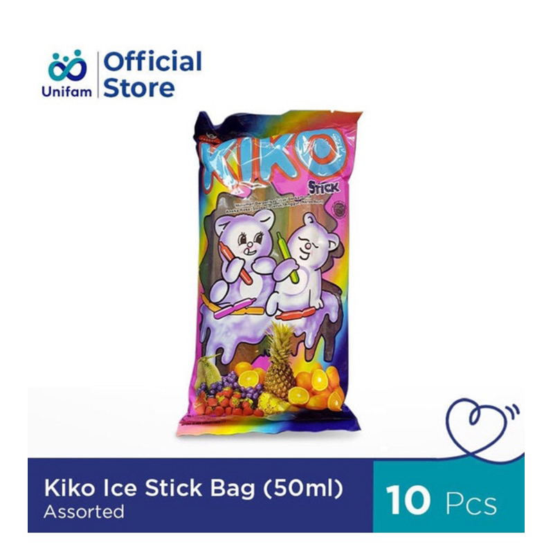 Jual KIKO Iced Stick Assorted Bag 10 pcs | Shopee Indonesia