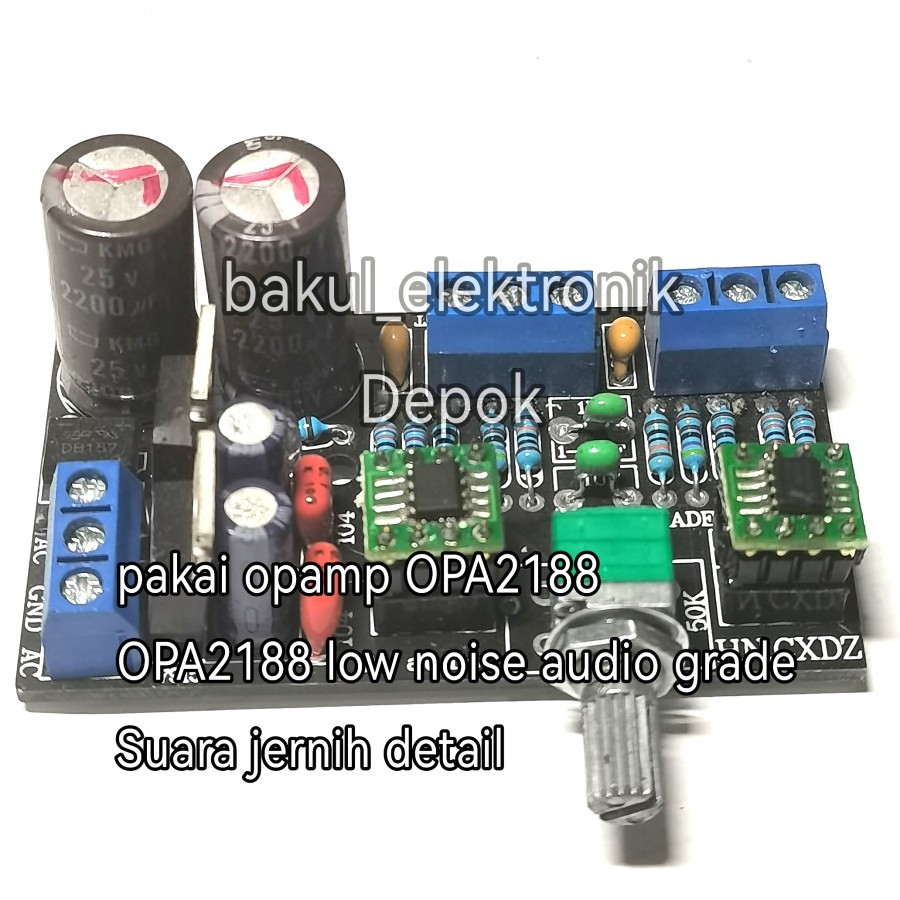 Jual kit preamp buffer stereo opa2188 | Shopee Indonesia