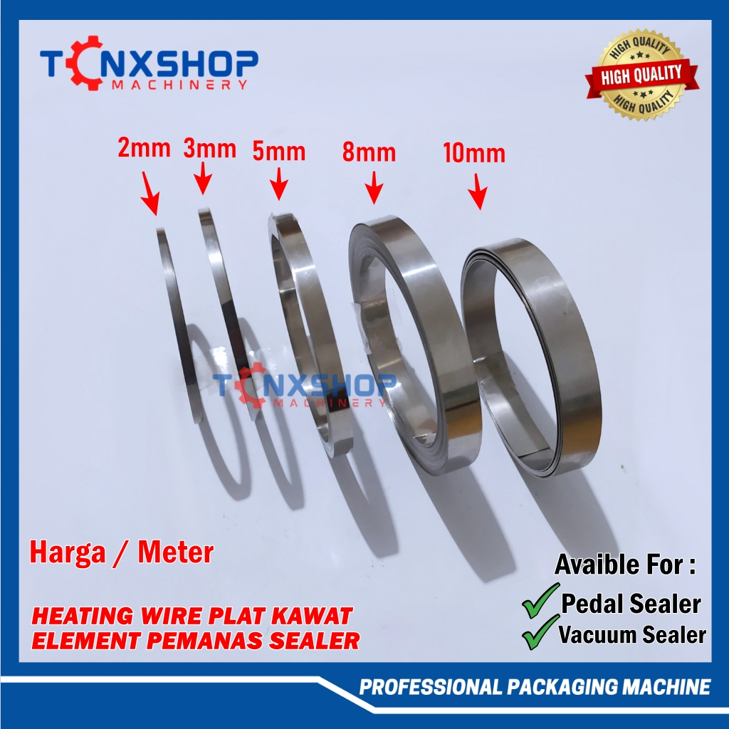 Jual Heating Wire 2mm 3mm 5mm 8mm 10mm Plat Kawat Meteran Element ...