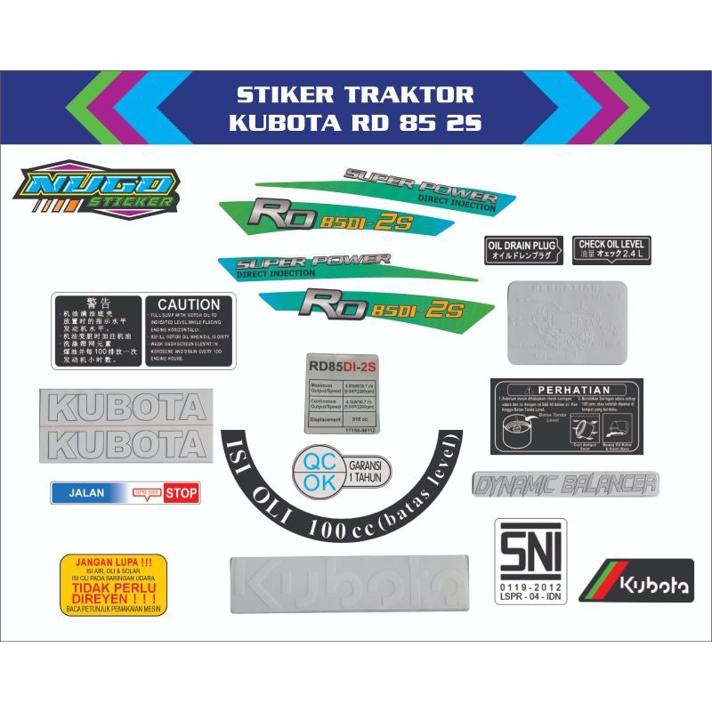 Jual stiker mesin diesel RD 85 2s | Shopee Indonesia