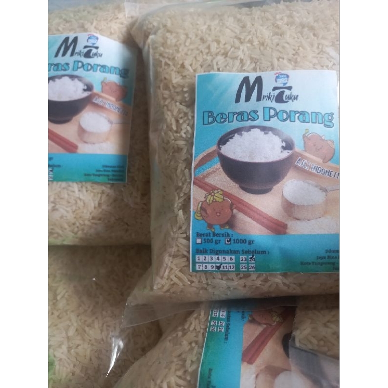 Jual Beras porang original lokal (healthy food) 1 kg | Shopee Indonesia