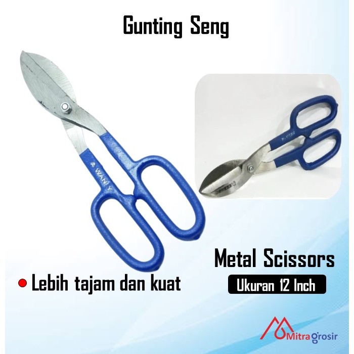 Jual Gunting Seng / Gunting Baja Ringan / Gunting Besi Kawat 12 inch ...
